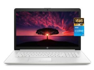 hp 17 business laptop computer, 11th gen intel core i5-1135g7, 17.3″ fhd ips display, windows 11 pro, 32gb ram, 1tb ssd, wi-fi 6, bluetooth, webcam, backlit keyboard, 32gb tela usb card