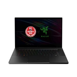 razer blade 15 advanced gaming laptop 2020: intel core i7-10875h 8-core, nvidia geforce rtx 2080 super max-q, 15.6” 4k oled touch, 16gb ram, 1tb ssd, cnc aluminum, chroma, thunderbolt 3, creator ready