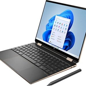 HP 2022 Spectre 13.5" 3K2K OLED Touch 2-in-1 Laptop Intel EVO 11th Core i7-1195G7 Iris Xe Graphics 16GB DDR4 1TB SSD WiFi 6E HDMI Thunderbolt4 Backlit KB Fingerprint Windows 11 Pro w/ Pen and RE USB