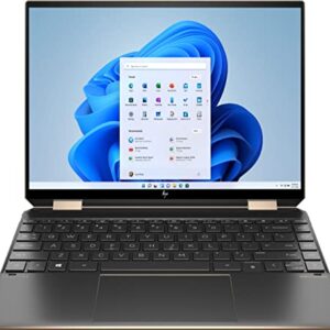 HP 2022 Spectre 13.5" 3K2K OLED Touch 2-in-1 Laptop Intel EVO 11th Core i7-1195G7 Iris Xe Graphics 16GB DDR4 1TB SSD WiFi 6E HDMI Thunderbolt4 Backlit KB Fingerprint Windows 11 Pro w/ Pen and RE USB