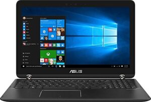 asus 2-in-1 15.6″ touch-screen fhd laptop, intel core i7-7500u, 12gb ddr4 ram, nvidia geforce 940mx 2gb, 2tb hdd, bluetooth, hdmi, backlit keyboard, hd webcam, win10- sandblasted black aluminum