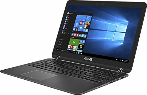 Asus 2-in-1 15.6" Touch-Screen FHD Laptop, Intel Core i7-7500U, 12GB DDR4 RAM, NVIDIA GeForce 940MX 2GB, 2TB HDD, Bluetooth, HDMI, Backlit keyboard, HD Webcam, Win10- Sandblasted black aluminum