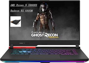 asus – rog strix g15 advantage edition- 15.6″ qhd(2560 x 1440) gaming laptop – amd ryzen 9 5980hx – radeon rx 6800m-win 11 home，with accessories (32gb ram | 1tb pcie ssd)