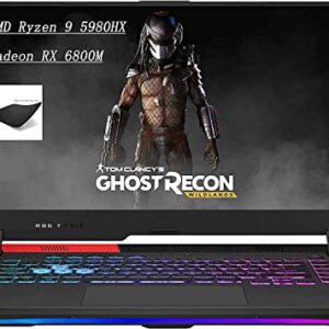 ASUS - ROG Strix G15 Advantage Edition- 15.6" QHD(2560 x 1440) Gaming Laptop - AMD Ryzen 9 5980HX - Radeon RX 6800M-Win 11 Home，with Accessories (32GB RAM | 1TB PCIe SSD)