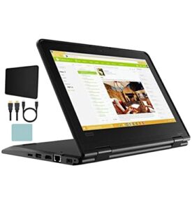 lenovo thinkpad yoga 11e 2-in-1 hd touchscreen laptop pc, intel celeron n4120 processor, 4gb ram, 128gb ssd, webcam ,stereo speakers, usb-c, hdmi, wifi, windows 10 pro