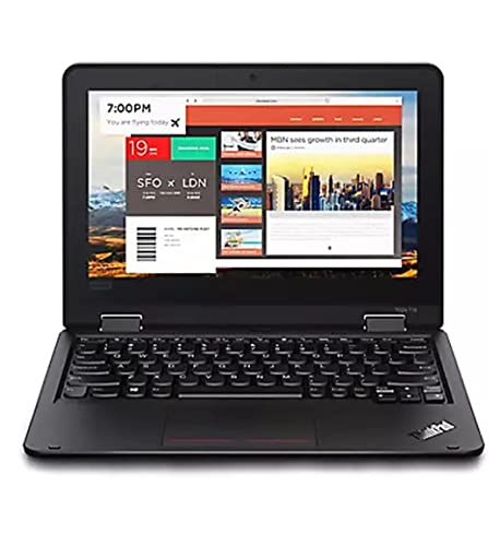 Lenovo ThinkPad Yoga 11E 2-in-1 HD Touchscreen Laptop PC, Intel Celeron N4120 Processor, 4GB RAM, 128GB SSD, Webcam ,Stereo Speakers, USB-C, HDMI, WiFi, Windows 10 Pro