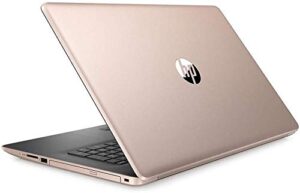 hp 17.3″ hd+ touchscreen laptop | intel core i5 | 16gb ddr4 memory | 2tb hdd | dvd-rw | card reader | hdmi | bluetooth | wifi | windows 10 home | rose gold