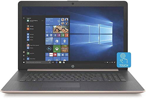 HP 17.3" HD+ Touchscreen Laptop | Intel core i5 | 16GB DDR4 Memory | 2TB HDD | DVD-RW | Card Reader | HDMI | Bluetooth | WiFi | Windows 10 Home | Rose Gold