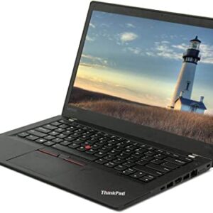 LENOVO THINKPAD T470S Ultrabook PC - Intel i7-6600U Core i7 2.6GHz CPU - 180GB SSD - 20GB RAM - 14 FHD (1920x1080) Display - Windows 10 Pro (Renewed)