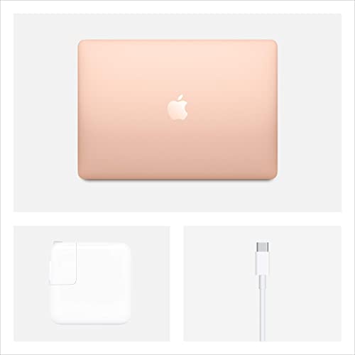 Early 2020 Apple MacBook Air with 1.1GHz Intel Core i3 processor (13 inch, 8GB RAM, 256GB SSD) Gold (Renewed)