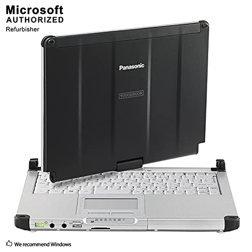 Panasonic Toughbook CF-C2 12.5 Inch Laptop , Intel Core i5 4300U up to 2.9GHz, 4G DDR3L, 240G SSD, WiFi, USB 3.0, VGA, HDMI, Windows 10 64 Bit-Multi-Language, English/Spanish/French(CI5)(Renewed)