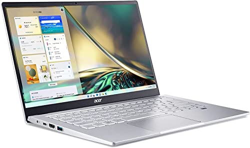 Acer 2023 Newest Swift 3 Intel Evo Thin & Light Laptop, 14" FHD Display, Intel Core i7-1165G7, 8GB LPDDR4X, 512GB SSD, Intel Iris Xe Graphics, Fingerprint Reader, Windows 11, Sparkly Siliver