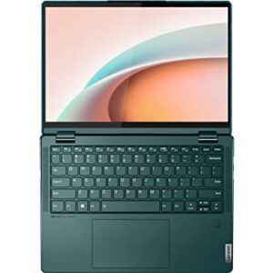 Lenovo 2023 Yoga 6 2-in-1 360° 13.3" WUXGA Touchscreen Laptop, AMD Ryzen 5 5500U, 8GB RAM, 256GB PCIe SSD, Backlit Keyboard, Fingerprint Reader, Win 11, Dark Teal, 32GB SnowBell USB Card