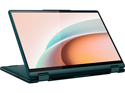 Lenovo 2023 Yoga 6 2-in-1 360° 13.3" WUXGA Touchscreen Laptop, AMD Ryzen 5 5500U, 8GB RAM, 256GB PCIe SSD, Backlit Keyboard, Fingerprint Reader, Win 11, Dark Teal, 32GB SnowBell USB Card