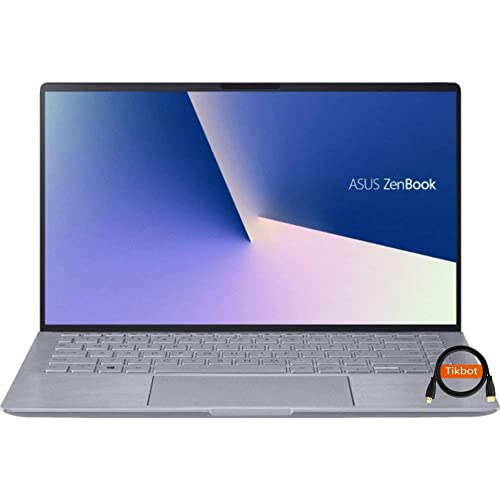 ASUS Zenbook 14" Full HD Laptop, AMD Ryzen 5-4500U, Backlit Keyboard, Front-Facing Camera, HDMI Output, Amazon Alexa, NVIDIA GeForce MX350, Windows 10, Light Gray (8GB RAM | 512GB PCIe SSD)