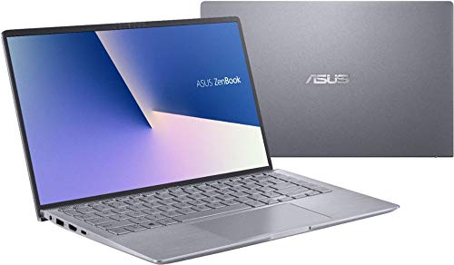 ASUS Zenbook 14" Full HD Laptop, AMD Ryzen 5-4500U, Backlit Keyboard, Front-Facing Camera, HDMI Output, Amazon Alexa, NVIDIA GeForce MX350, Windows 10, Light Gray (8GB RAM | 512GB PCIe SSD)