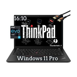 lenovo thinkpad x13 gen 2 intel evo i7 1165g7, 13.3″ ips 16:10, led backlight, win 11 pro, thunderbolt 4, excellent keyboard w/hdmi (16gb ram | 2tb pcie ssd)