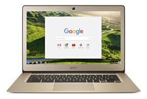 acer chromebook 14, aluminum, 14-inch full hd, intel celeron n3160, 4gb lpddr3, 32gb, chrome, gold, cb3-431-c0ak