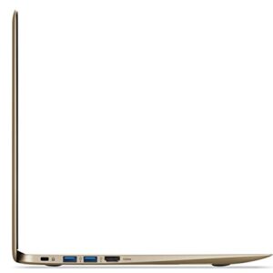 Acer Chromebook 14, Aluminum, 14-inch Full HD, Intel Celeron N3160, 4GB LPDDR3, 32GB, Chrome, Gold, CB3-431-C0AK