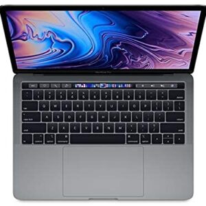 Apple 13.3" MacBook Pro w/ Touch Bar (Mid 2018), 2.3GHz, Retina Display, Intel Core i5, 256GB Solid State Drive, 16GB Memory, Space Gray (Renewed)