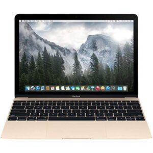 apple macbook mk4m2ll/a 12-inch laptop with retina display 256gb (gold) – (renewed)