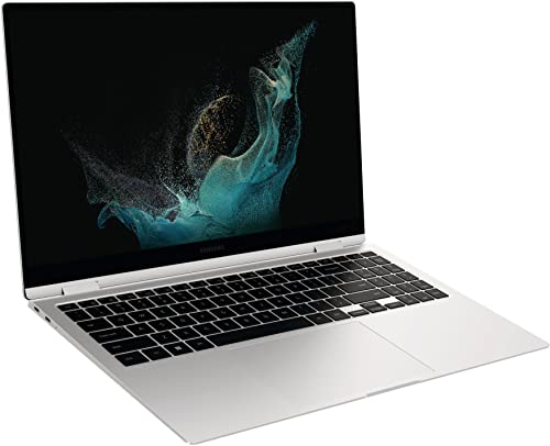 SAMSUNG Galaxy Book2 Pro 360 15 2-in-1 Laptop 15.6" FHD AMOLED Touchscreen 12th Generation Intel 12-Core i7-1260P 16GB RAM 1TB SSD Backlit Keyboard Fingerprint Thunderbolt USB-C HDMI Win11 Silver