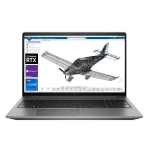 hp zbook power g9 mobile workstation, 15.6″ fhd display, 12th gen intel core i7-12700h, nvidia rtx a1000, 16gb ddr5 ram, 1tb pcie ssd, fingerprint reader, backlit keyboard, windows 11 pro, silver