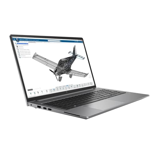 HP ZBook Power G9 Mobile Workstation, 15.6" FHD Display, 12th Gen Intel Core i7-12700H, NVIDIA RTX A1000, 16GB DDR5 RAM, 1TB PCIe SSD, Fingerprint Reader, Backlit Keyboard, Windows 11 Pro, Silver