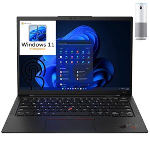 2023 lenovo thinkpad x1 carbon gen 10 14″ touchscreen wuxga 400nits business laptop, 12th gen intel 12 cores i7-1260p, 16gb lpddr5 ram, 512gb pcie ssd, wifi6, bt5.1, windows 11 pro, conference speaker