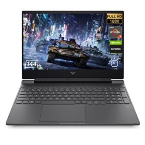 hp victus gaming laptop, 15.6″ fhd ips 144hz display, amd ryzen 7 5800h, geforce rtx 3050ti, 32gb ram, 1tb ssd, webcam, hdmi, backlit kb, wi-fi 6, windows 11 home