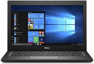 dell latitude 7280 intel core i7-6600u x2 2.6ghz 8gb 256gb ssd 12.5″, black (certified refurbished)