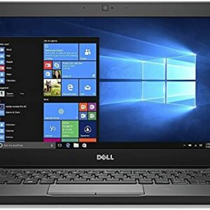 Dell Latitude 7280 Intel Core i7-6600U X2 2.6GHz 8GB 256GB SSD 12.5", Black (Certified Refurbished)