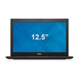 Dell Latitude 7280 Intel Core i7-6600U X2 2.6GHz 8GB 256GB SSD 12.5", Black (Certified Refurbished)