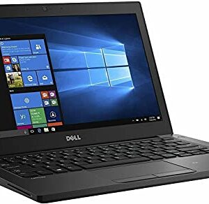 Dell Latitude 7280 Intel Core i7-6600U X2 2.6GHz 8GB 256GB SSD 12.5", Black (Certified Refurbished)