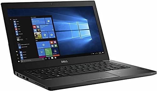 Dell Latitude 7280 Intel Core i7-6600U X2 2.6GHz 8GB 256GB SSD 12.5", Black (Certified Refurbished)