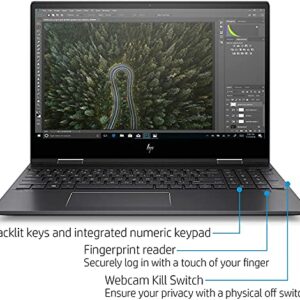 Newest HP Envy x360 2 in 1, 15.6" FHD Touchscreen business laptop, AMD Ryzen 5 5500U 6 cores (up to 4GHz Beat i7-7500U), 16GB RAM, 512GB PCIe SSD, Backlit-KB, FP Reader, Win11H, with 32GB USB Card