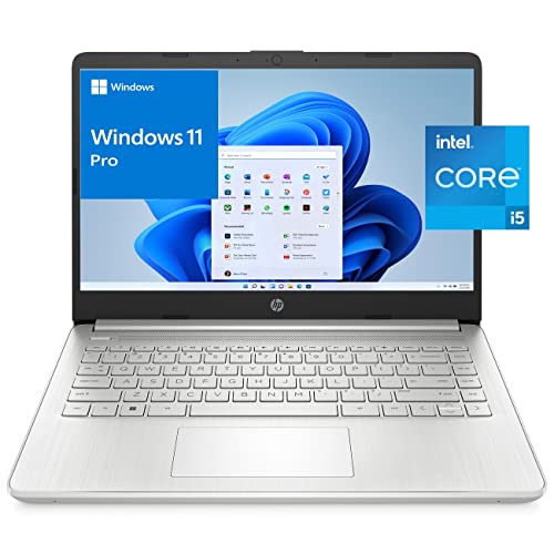 HP 14" Business Laptop Computer, Intel Quad-Core i5-1135G7 up to 4.2GHz (Beat i7-1065G7), 32GB DDR4 RAM, 1TB PCIe SSD, 802.11AC WiFi, Bluetooth, Natural Silver, Windows 11 Pro, BROAG Extension Cable