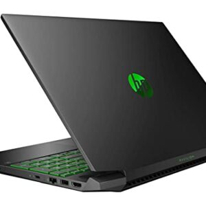 HP 2022 Pavilion Gaming 15.6" FHD IPS Laptop, AMD Ryzen 5-5600H (Beats i7-9750H), 32GB RAM, 1TB HDD+1TB SSD, Backlit Keyboard, GeForce GTX 1650, Win 11, Acid Green, 32GB SnowBell USB Card