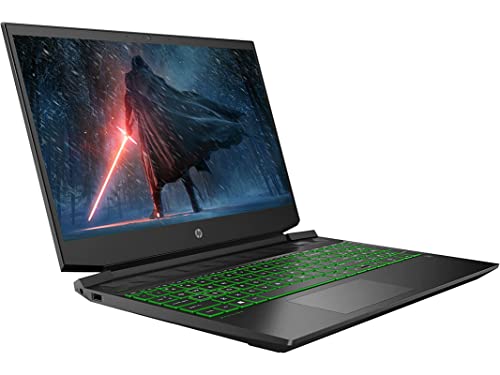 HP 2022 Pavilion Gaming 15.6" FHD IPS Laptop, AMD Ryzen 5-5600H (Beats i7-9750H), 32GB RAM, 1TB HDD+1TB SSD, Backlit Keyboard, GeForce GTX 1650, Win 11, Acid Green, 32GB SnowBell USB Card