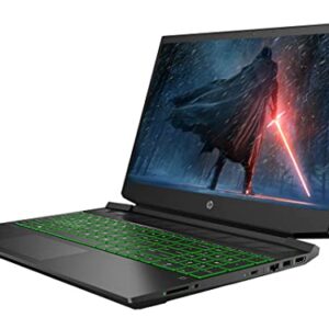 HP 2022 Pavilion Gaming 15.6" FHD IPS Laptop, AMD Ryzen 5-5600H (Beats i7-9750H), 32GB RAM, 1TB HDD+1TB SSD, Backlit Keyboard, GeForce GTX 1650, Win 11, Acid Green, 32GB SnowBell USB Card