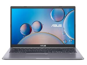 asus vivobook 15 f515 thin and light laptop, 15.6” fhd display, intel core i3-1005g1 processor, 4gb ddr4 ram, 128gb pcie ssd, fingerprint reader, windows 10 home in s mode, slate grey, f515ja-ah31