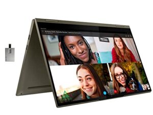 lenovo 2022 yoga 7i 2-in-1 360° 15.6″ touch screen laptop, intel evo platform core i7 1165g7, 12gb ram, 1tb pcie ssd, intel iris xe graphics, backlit keyboard, win 11, dark moss, 32gb usb card