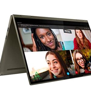 Lenovo 2022 Yoga 7i 2-in-1 360° 15.6" Touch Screen Laptop, Intel Evo Platform Core i7 1165G7, 12GB RAM, 1TB PCIe SSD, Intel Iris Xe Graphics, Backlit Keyboard, Win 11, Dark Moss, 32GB USB Card