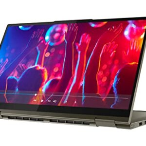 Lenovo 2022 Yoga 7i 2-in-1 360° 15.6" Touch Screen Laptop, Intel Evo Platform Core i7 1165G7, 12GB RAM, 1TB PCIe SSD, Intel Iris Xe Graphics, Backlit Keyboard, Win 11, Dark Moss, 32GB USB Card