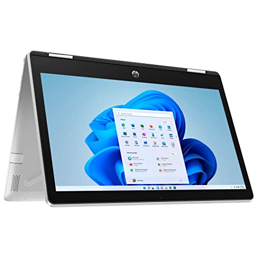 HP Pavilion x360 2-in-1 Laptop, 11.6" HD IPS Touchscreen Display, 4-Core Pentium Silver N5030 up to 3.1GHz, UHD Graphics 605, 4GB DDR4 RAM, 512GB PCIe SSD, USB-C, HDMI, SD Reader, Win 11