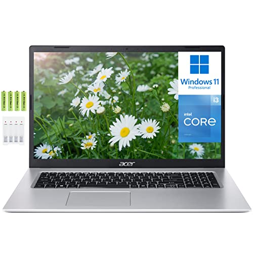 Acer [Windows 11 Pro] Aspire 3 17 17.3" HD+ Business Laptop Computer, 11th Gen Intel Dual-core i3-1115G4, 36GB RAM, 2TB PCIe SSD, Intel UHD Graphics, WiFi 5, Bluetooth 5.0, Webcam, HDMI, W/Battery