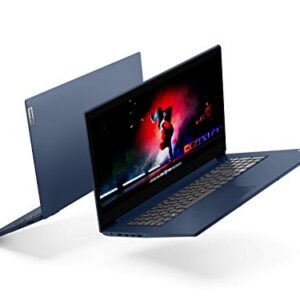 2021 Newest Lenovo IdeaPad 3 Laptop, 17.3" HD+ Display, Intel Core i5-1035G1 Processor (Beats i7-8565U), 20GB DDR4 RAM, 512GB PCIe SSD, HDMI, Bluetooth, Wi-Fi, Webcam, Windows 10, Blue