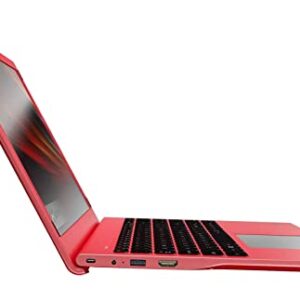 Gateway 15.6 FHD Ultra Slim Notebook in Red Intel Quad Core up to 3.1Ghz 4GB DDR4 128GB SSD Tuned by THX Audio HDMI Cortana Webcam Windows 11 (Renewed)