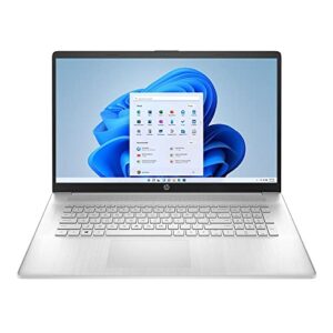 hp premium 17.3-inch hd+ touchscreen 256gb ssd 2.6ghz ryzen 3 laptop (8gb ram, amd ryzen 3 3250u, windows 10 home) natural silver, 17-cp0056nr, 17-30.99 inches