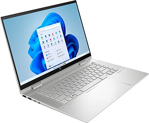 2022 Newest HP Envy x360 2-in-1 15.6" Touch-Screen Laptop, Intel Core i5-1135G7, Intel Iris Xe Graphics, 16GB DDR4 RAM, 512GB PCIE SSD, Backlit Keyboard, Lightweight, Win 11 Home, Silver